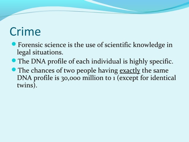 dna fingerprinting powerpoint | PPT | Genetics | Science