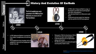 Redesigning Earbuds Using 5D Process for Gamers Project | PPTX