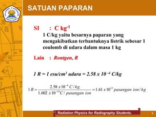 Dosimetri:: Satuan Radiasi | PPT