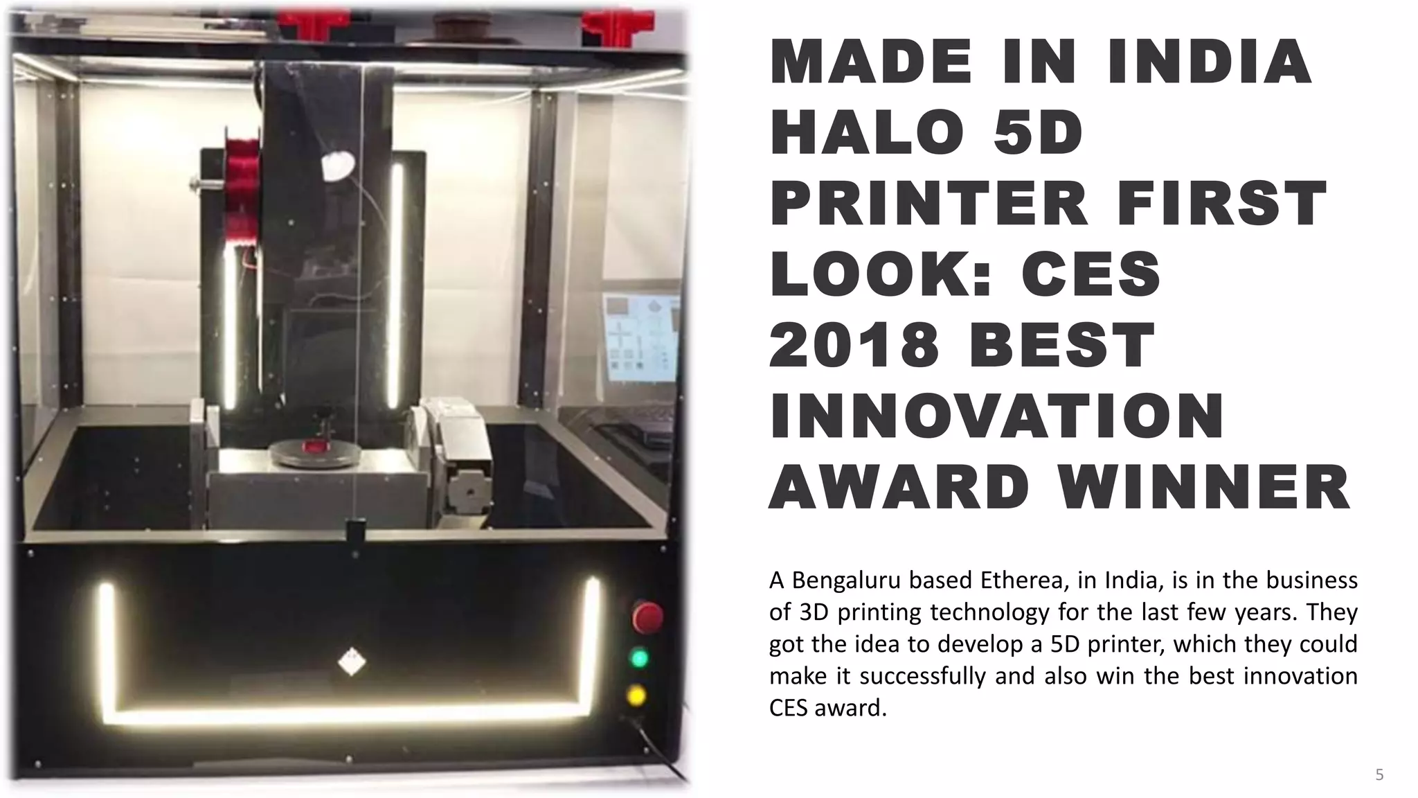 5D Printing Technology: A Futuristic Approach | PPT