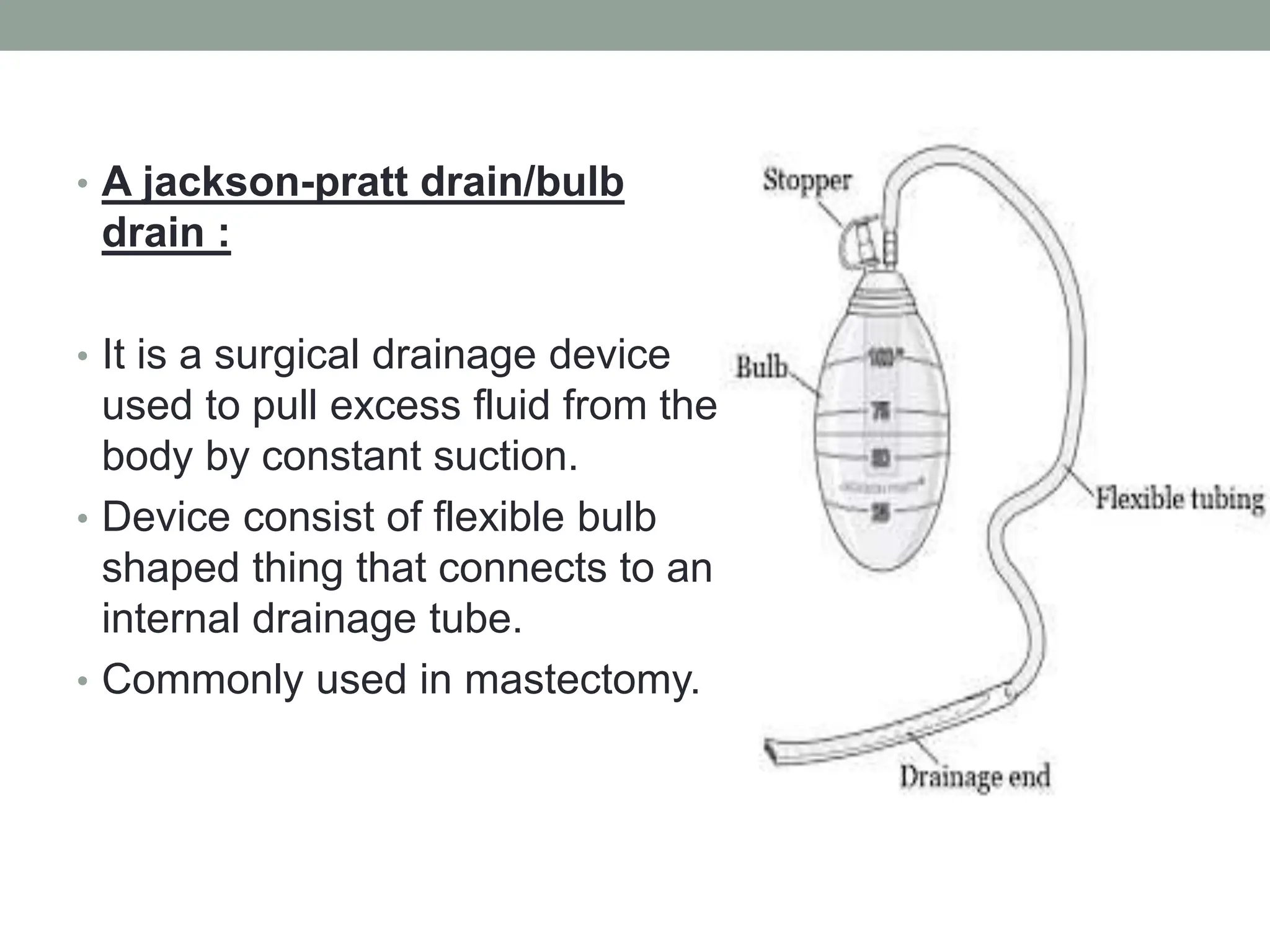 Drains & tubes used in surgery.pptx