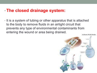 Drains & tubes used in surgery.pptx