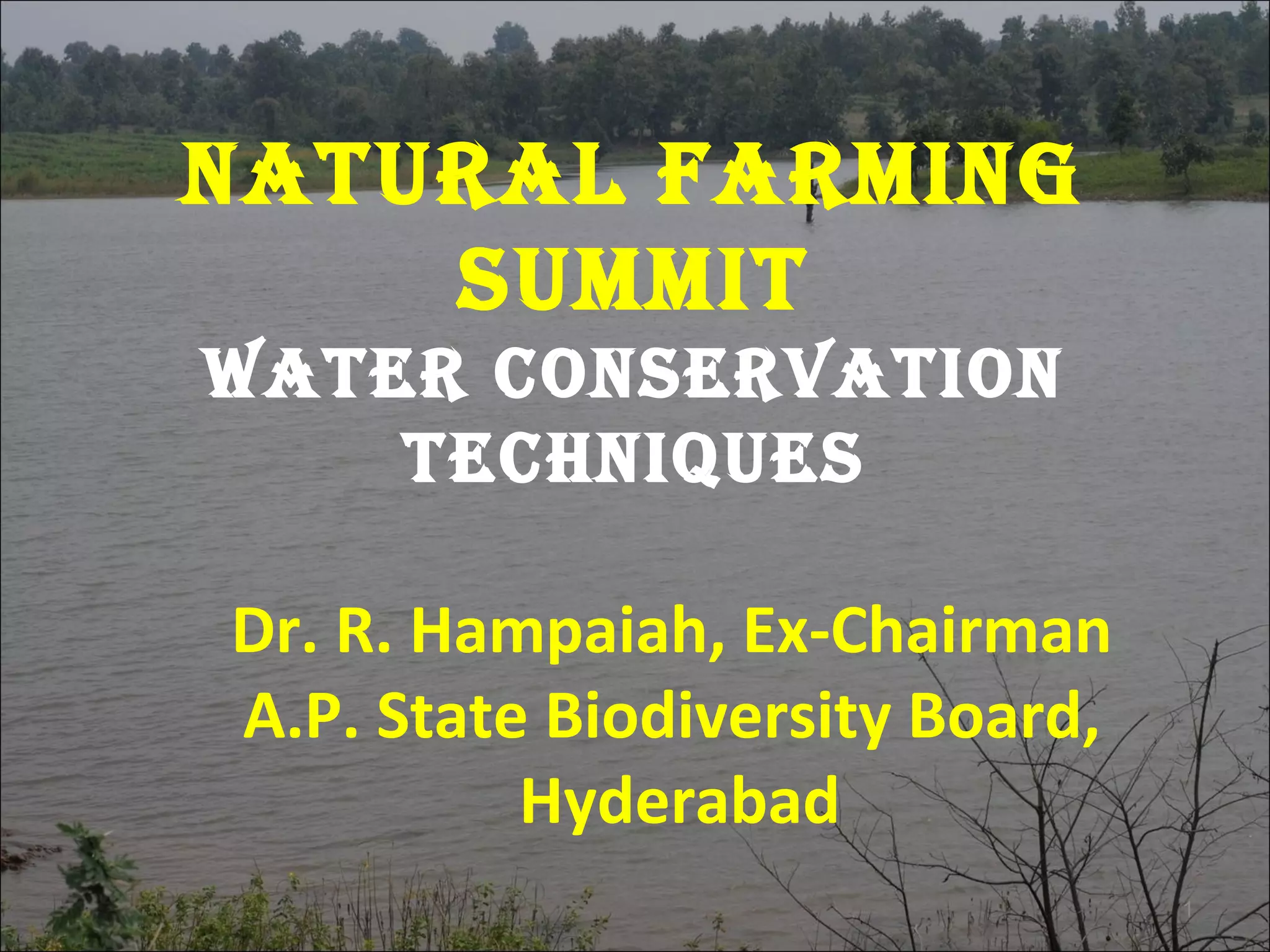 Water Conservation Techniques | PPT