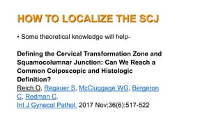 Nick Myerson - Common difficulties in colposcopic practical training | PDF