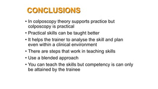 Nick Myerson - Common difficulties in colposcopic practical training | PDF