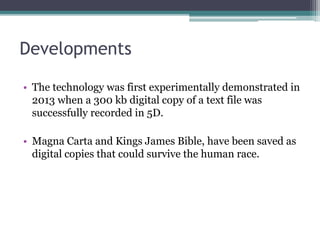 5d technology | PPTX