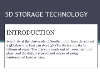 5d technology | PPTX