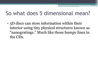 5d technology | PPTX