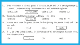 5e. Pedagogy of Mathematics (Part II) - Coordinate Geometry - ex 5.5 ...