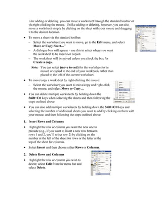 Formatting and Layout excerpt | PDF