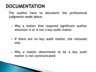 Presentation on ISA 701 | PPTX
