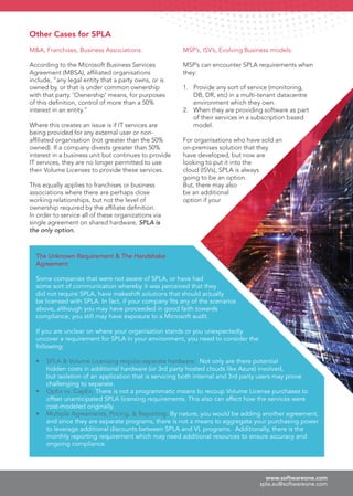 SoftwareONE SPLA Guide | PDF