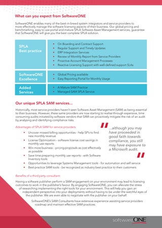 SoftwareONE SPLA Guide | PDF