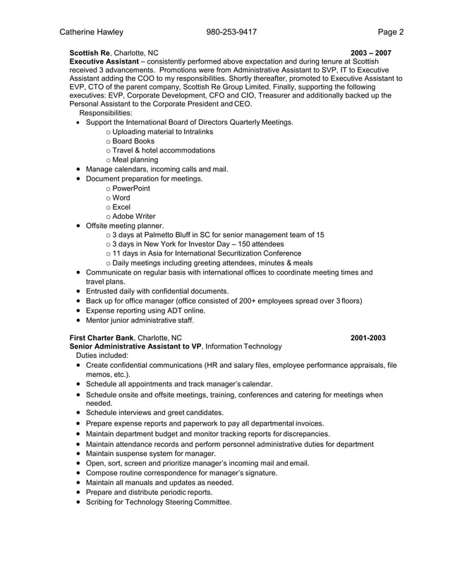 Catherine Hawley Resume | PDF