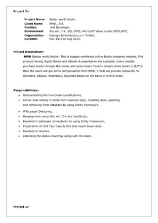 Resume | DOC