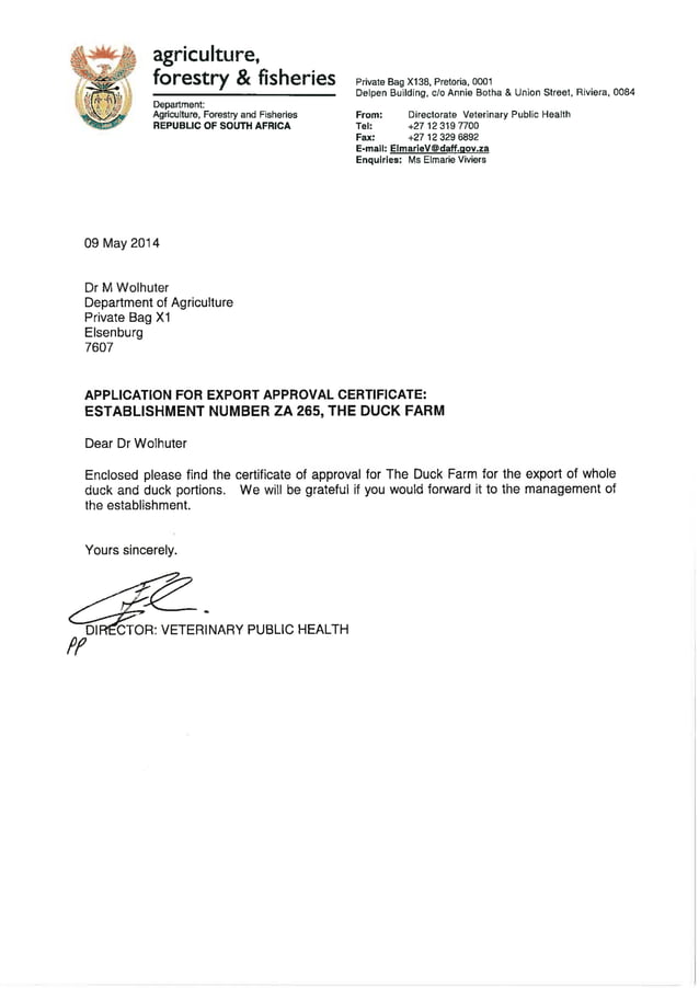 Export Certificate-2014 | PDF