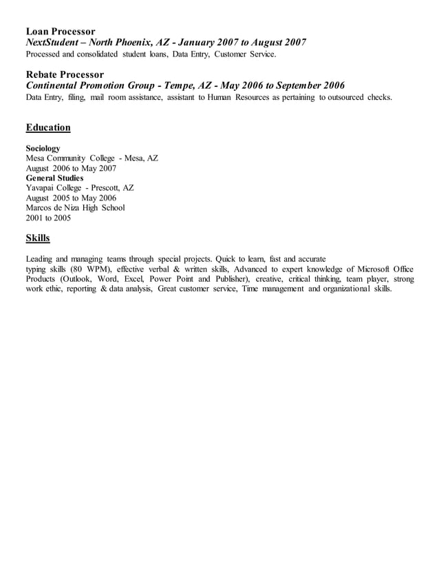Jody Parker - Resume | PDF