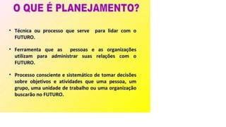 Planejamento | PPTX
