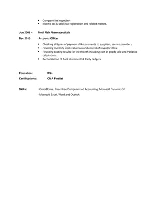 CV Fakhar Abbas Khan | PDF