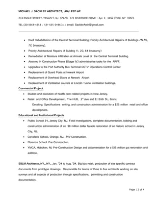 Michael Sackler AIA_ Resume | PDF