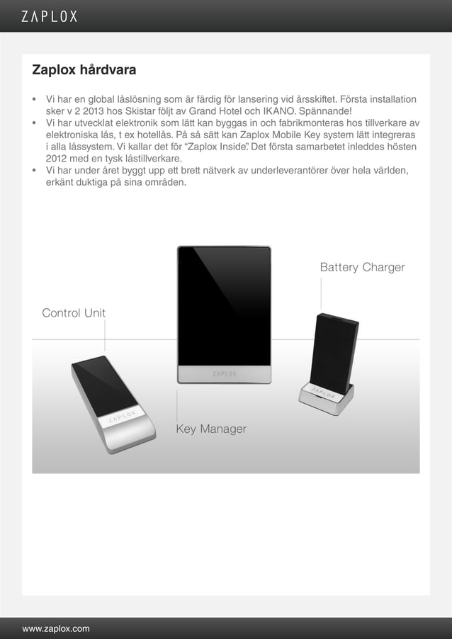 Zaplox Happy New Year & Thank you! | PDF