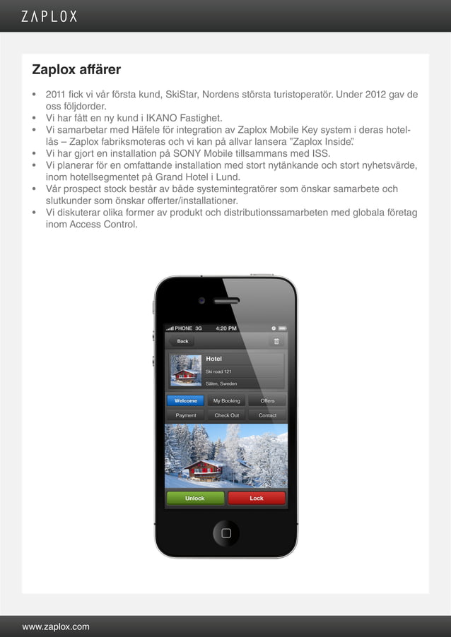 Zaplox Happy New Year & Thank you! | PDF