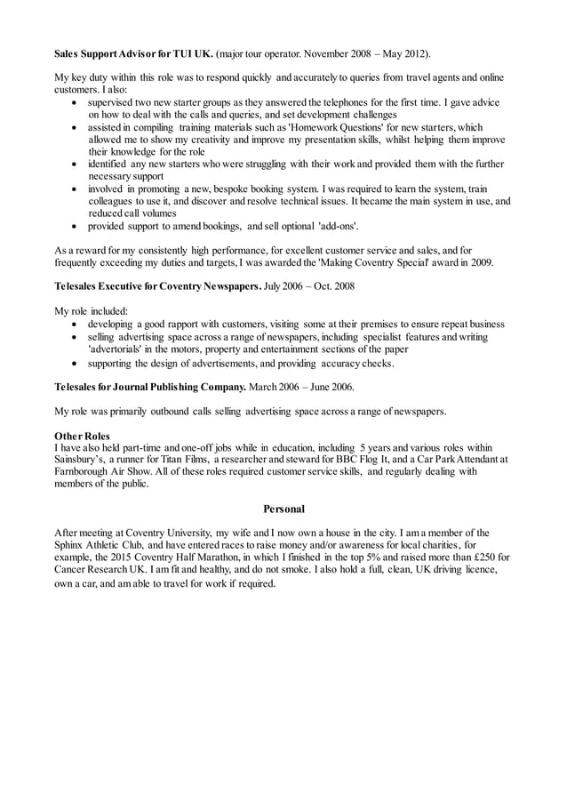 CV - Alex Bartlett | PDF