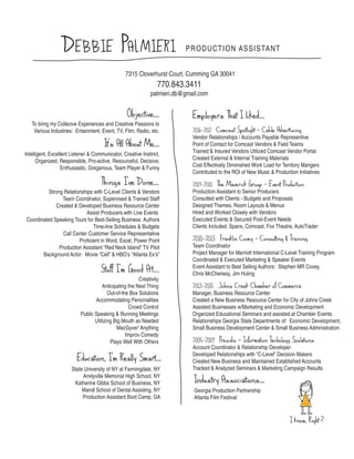 Debbie.Palmieri.Resume.'17 | PDF