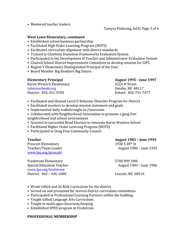 Updated resume 2015 | DOC