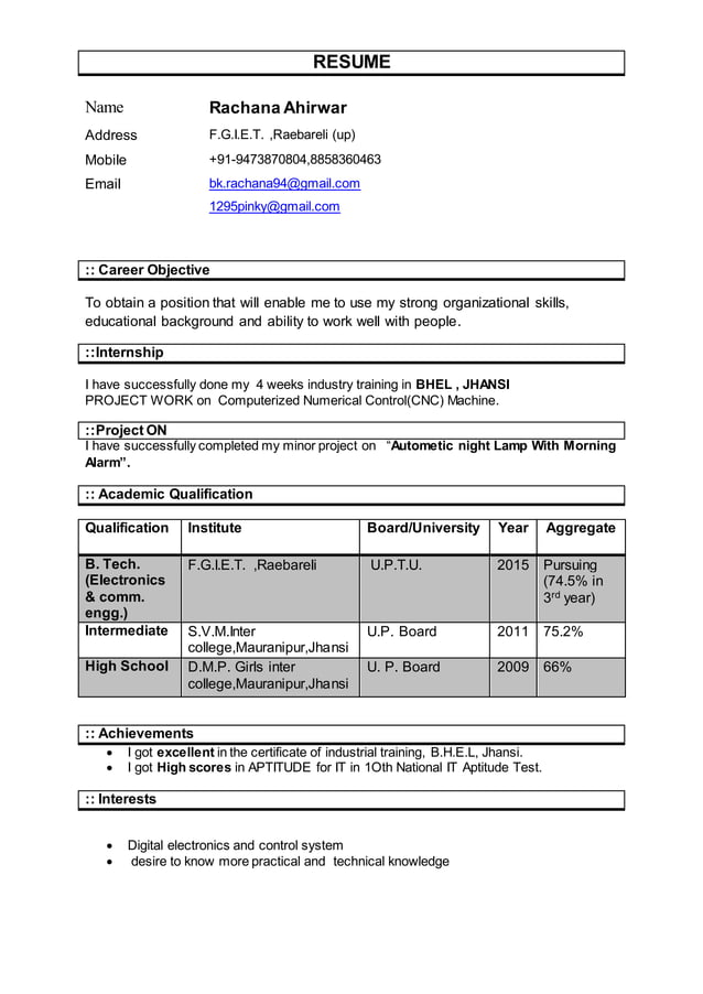 rachana resume-1 | PDF