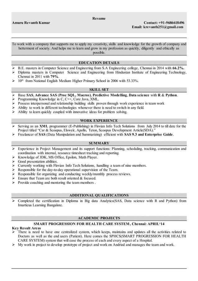 Resume | PDF