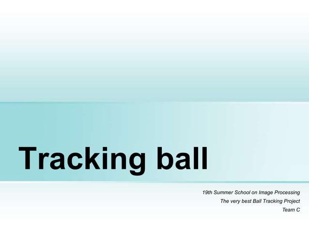 ball_tracking | PPTX