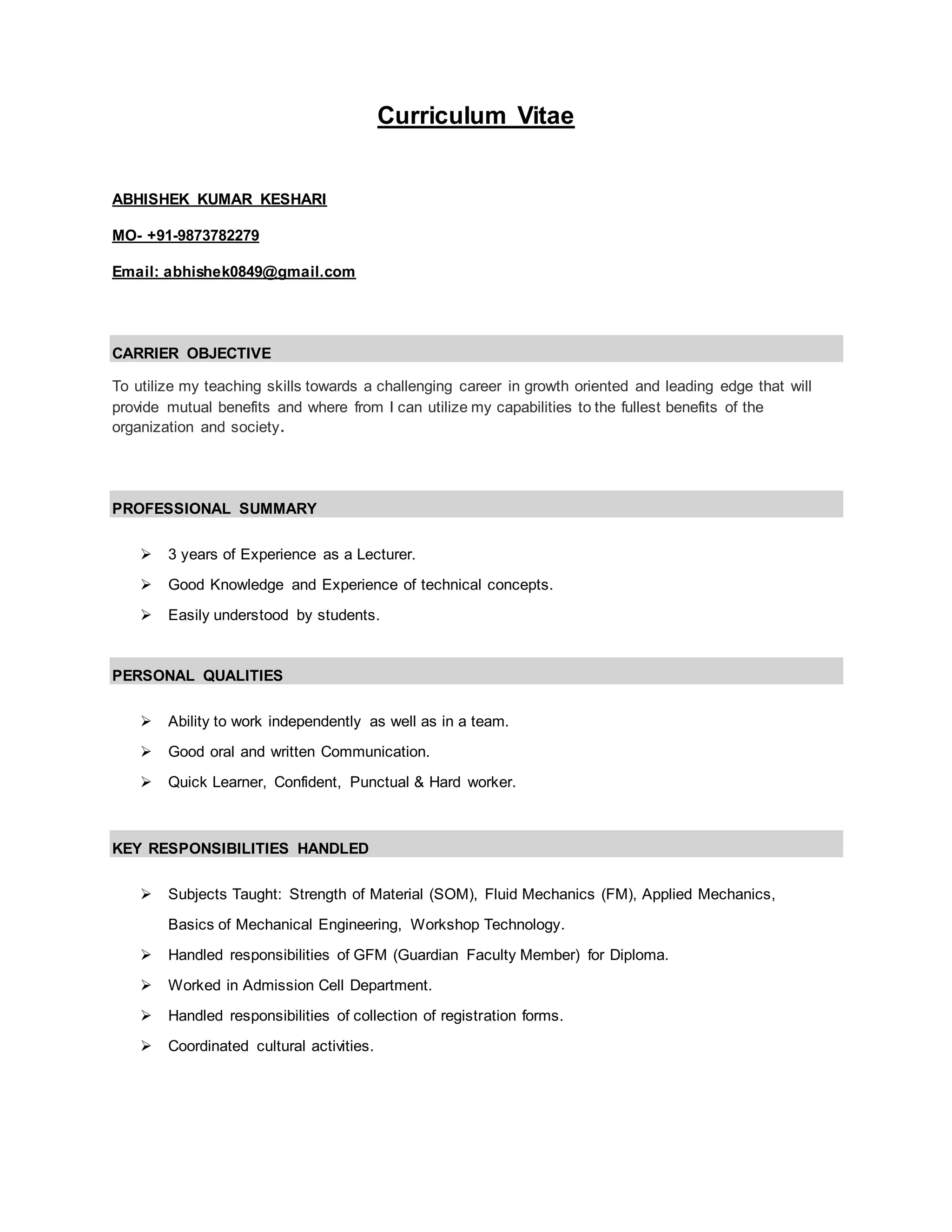 ABHISHEK KUMAR KESHARI | DOCX