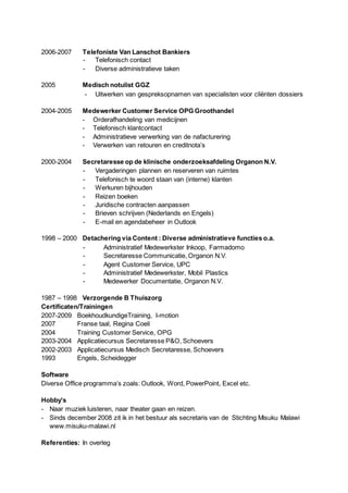 CV-Marja van Schijndel.2015 | Business Administration | Business