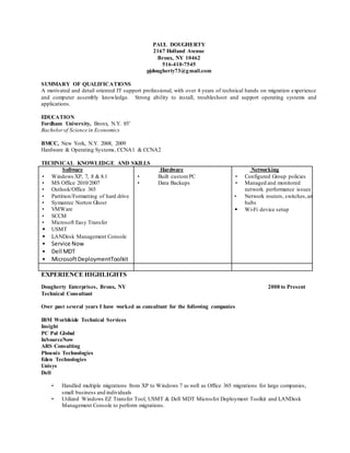 pjd resume | DOCX