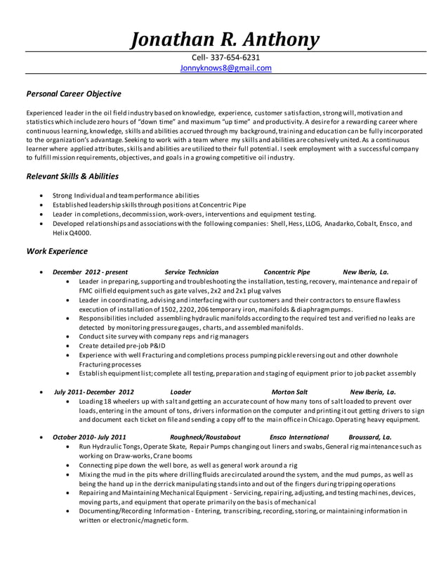Jon Resume-4 | DOCX | Resume Writing and Advice | Job Search