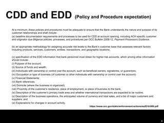 Design and Implementation of the CDD and Beneficial Ownership final ...