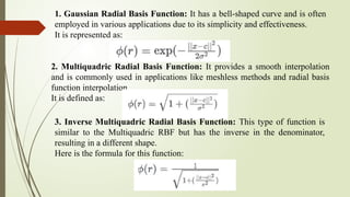 5E5-ML Radial basis functions and splines | PPTX