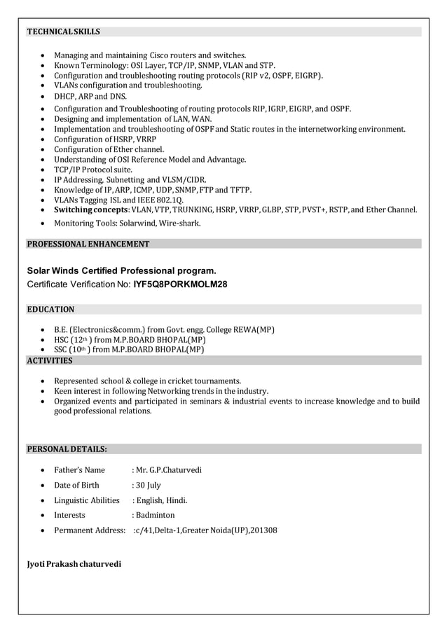 JYOTI RESUME123 | PDF