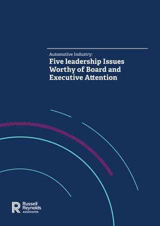 Automotive - five leadership issues | PDF