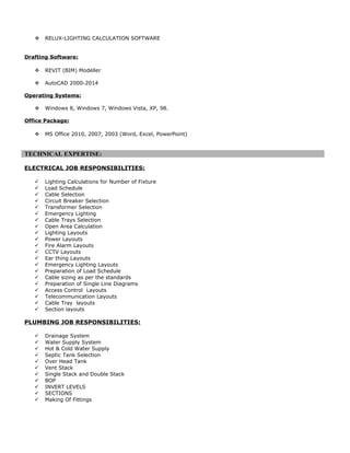 Electrical Engineer Syed Altaf Ali 2015 | PDF