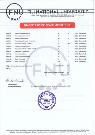 GRADUATION TRANSCRIPT | PDF