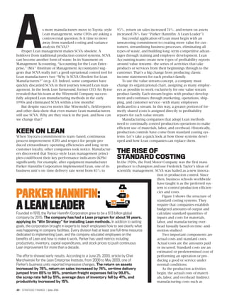 Leaning Away from Standard Costing - SF June 2016 Bargerstock and Shi | PDF