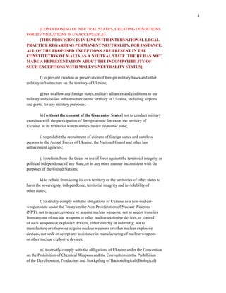 A draft Ukraine-Russia treaty from April 2022 | PDF