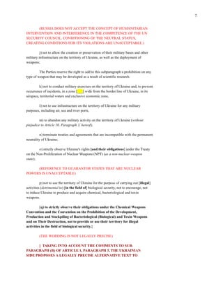 A draft Ukraine-Russia treaty from April 2022 | PDF