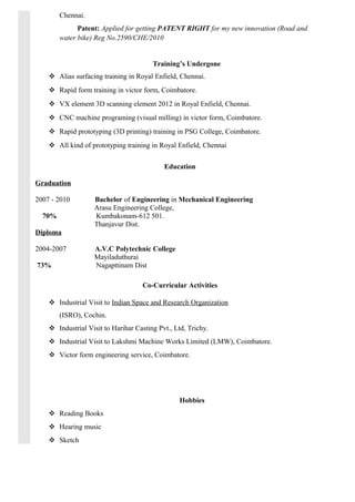 Thoufiq New CV1 | PDF