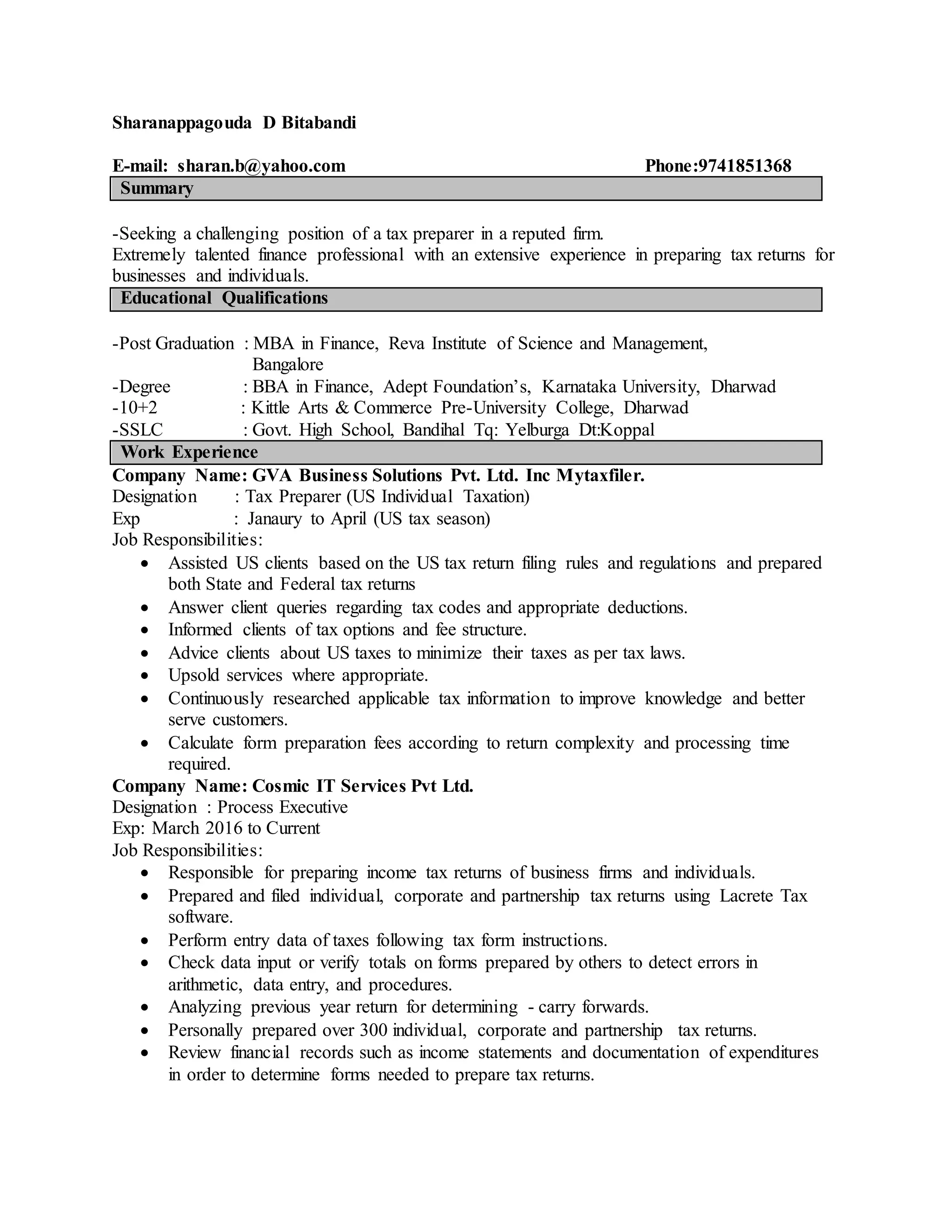 Sharan.Resume | DOCX