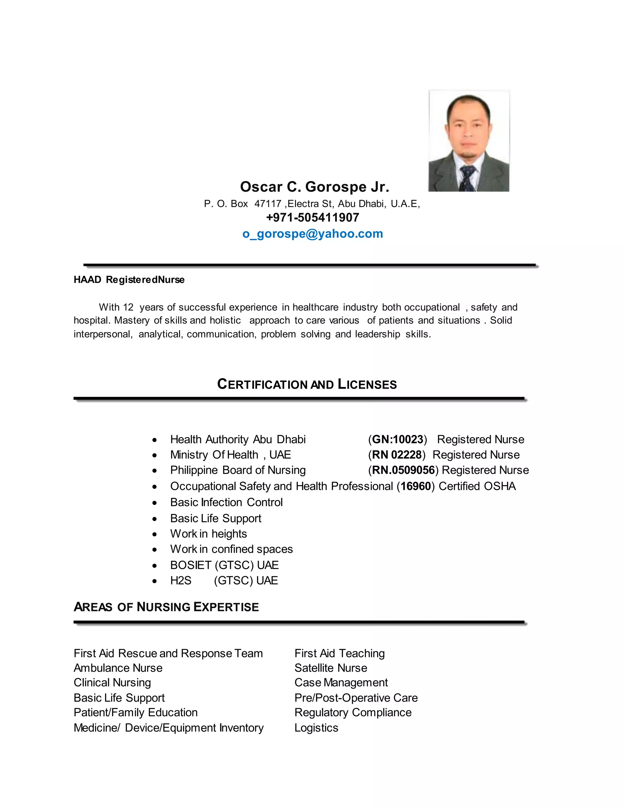 OSCAR GOROSPE CV1 | DOCX