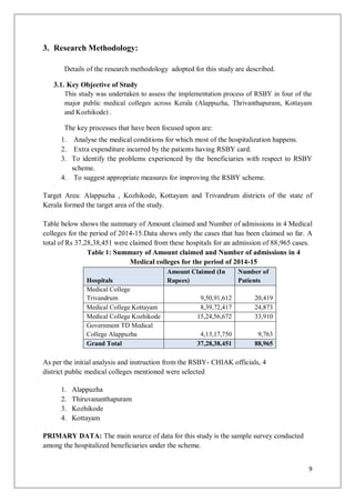 Report on RSBY-CHIS UTILISATION AND BENEFICIARY FEEDBACK STUDY | PDF