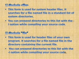 C-Header file | PPTX